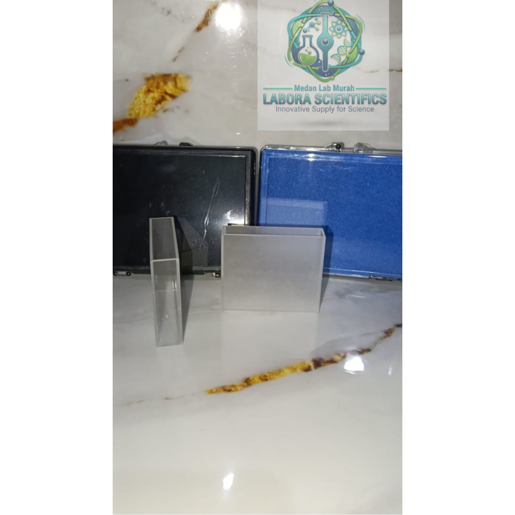 Jual Kuvet Kaca 4 cm & 5 cm , Cuvette glass , cuvet spektrofotometer ...