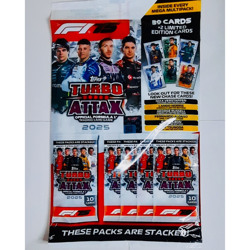 Jual Topps 2025 Turbo Attax Official Formula 1 Trading Card Game Mega ...