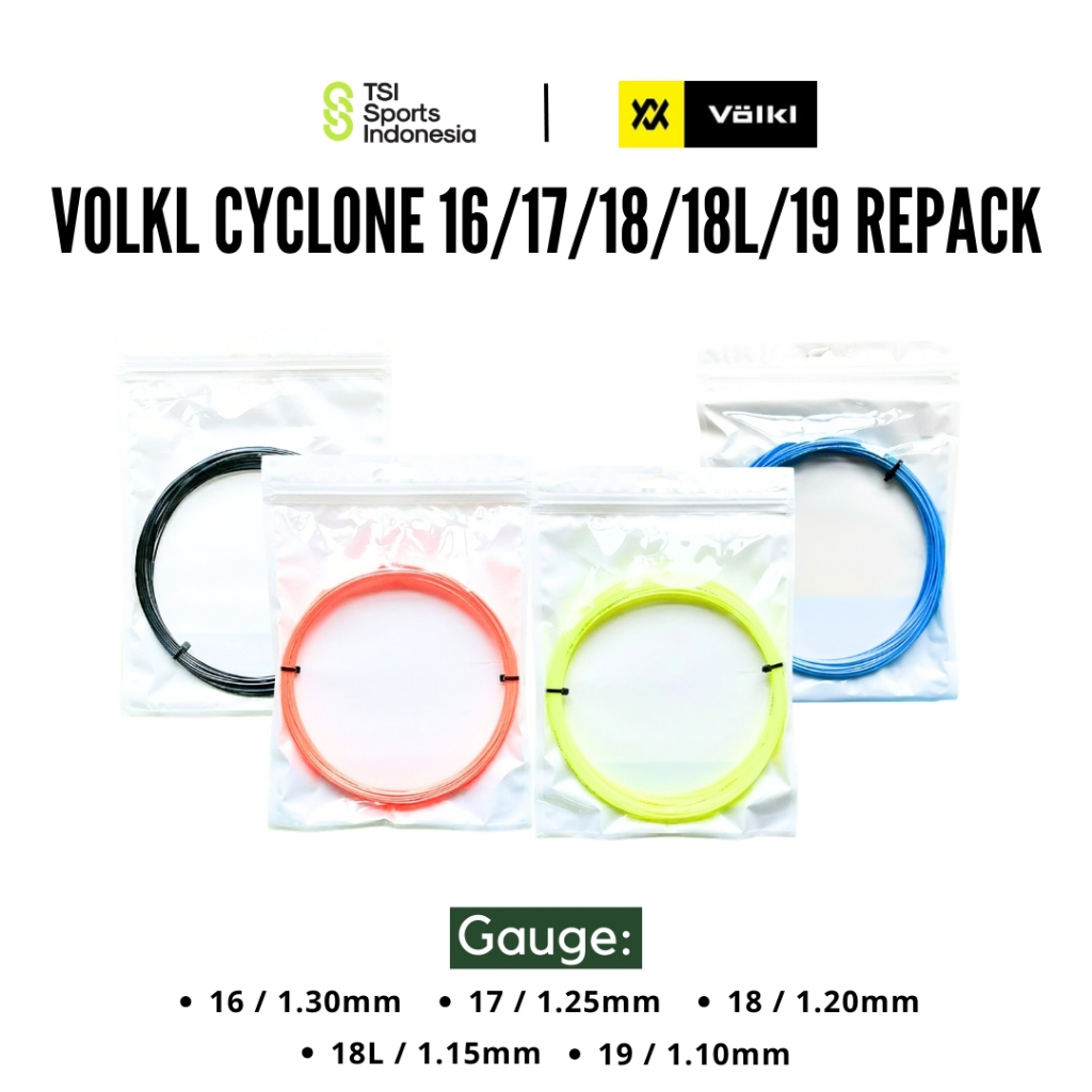 Jual Senar Raket Tenis Volkl Cyclone 16/17/18/18L/19 String Original ...