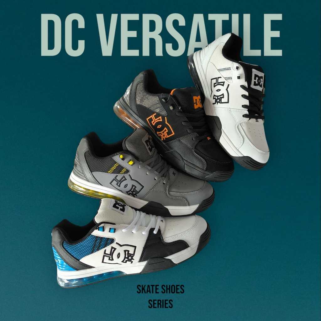 Jual DC Versatile Sepatu Skateboard Casual Unisex Desain Keren & Sol ...