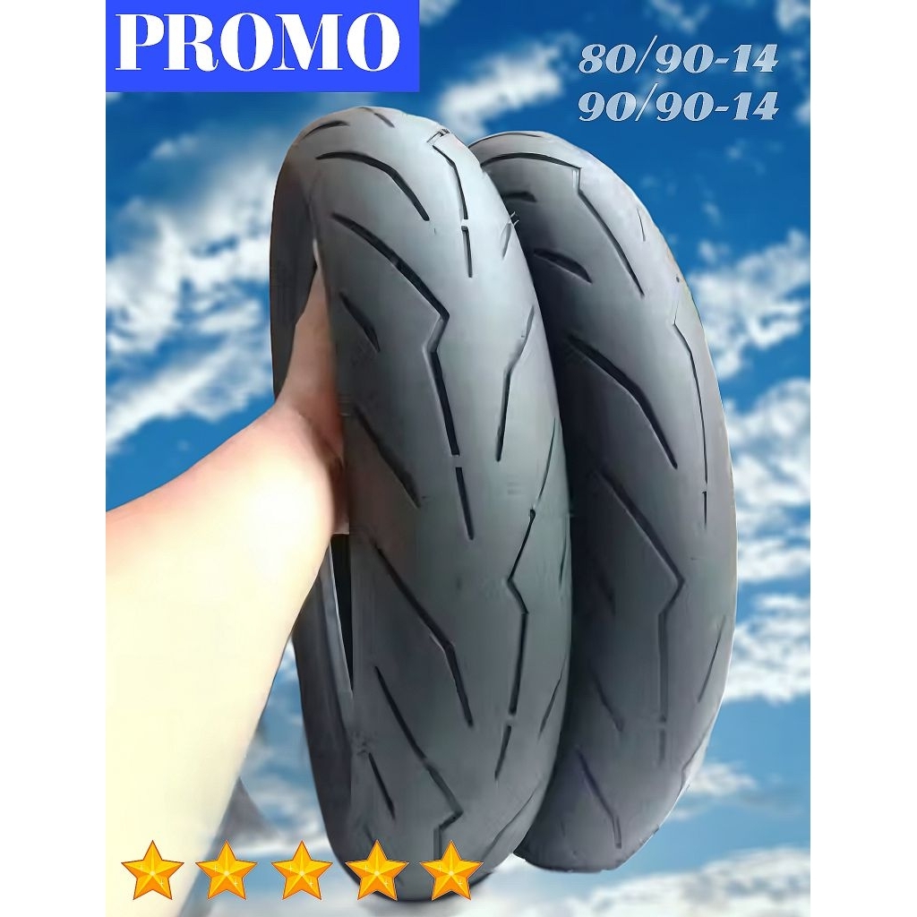 Jual PROMO BAN TUBELESS Metik R14 ukuran 80/90 & 90/90 motif race Mp ...