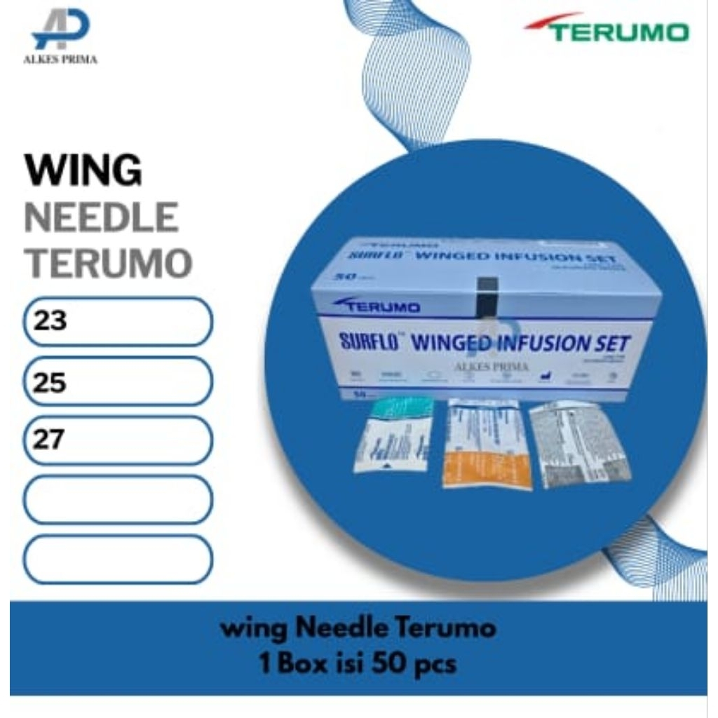 Jual Wing Needle Terumo 21/23/25/27 Harga/Box | Shopee Indonesia
