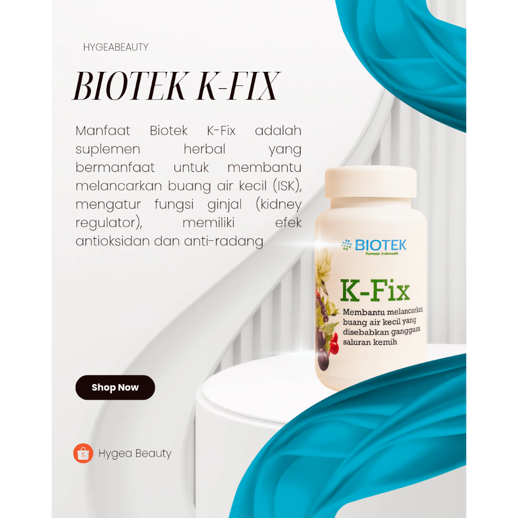 Jual Biotek - k Fix 30 Kapsul - Obat Ginjal - Infeksi Saluran Kemih ...