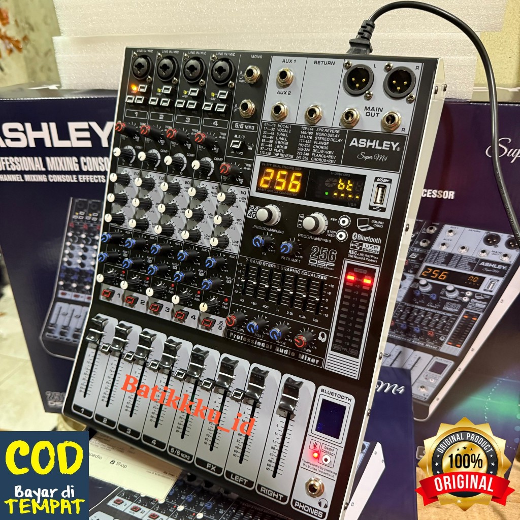 Jual Mixer ASHLEY SUPER M4 Compressor SUPERM4 SUPER M 4 ORIGINAL 4Ch ...
