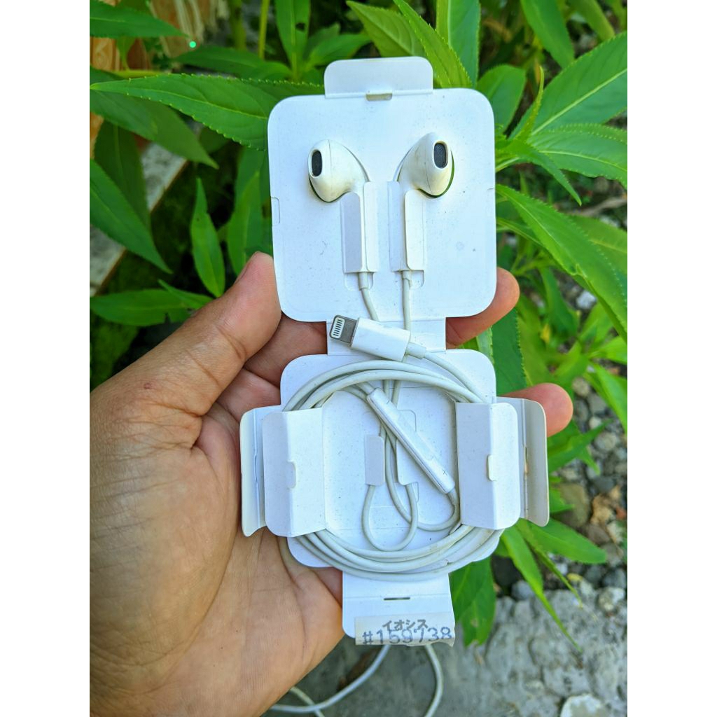 Jual Headset/HF IPHONE original copotan (lightning) | Shopee Indonesia