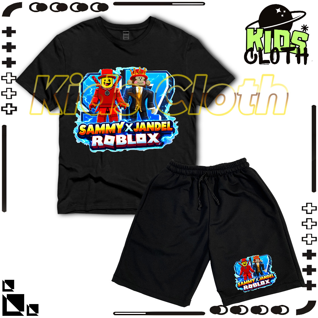 Jual Setelan Anak Roblox Sammy X Jandel 67 Set Kaos Celana Anak Roblox ...