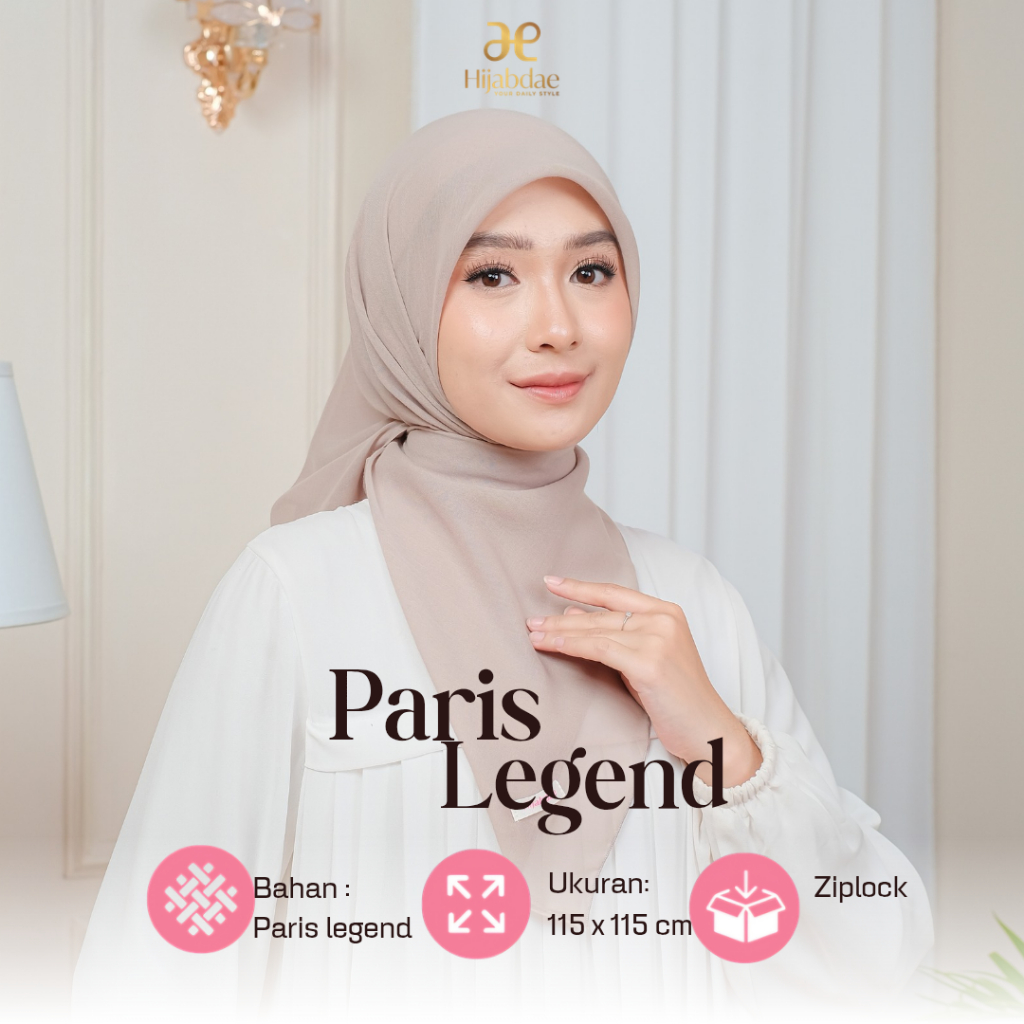 Jual Hijabdae - Hijab Paris Legend (Hijab Paris Jadul Premium / Hijab ...