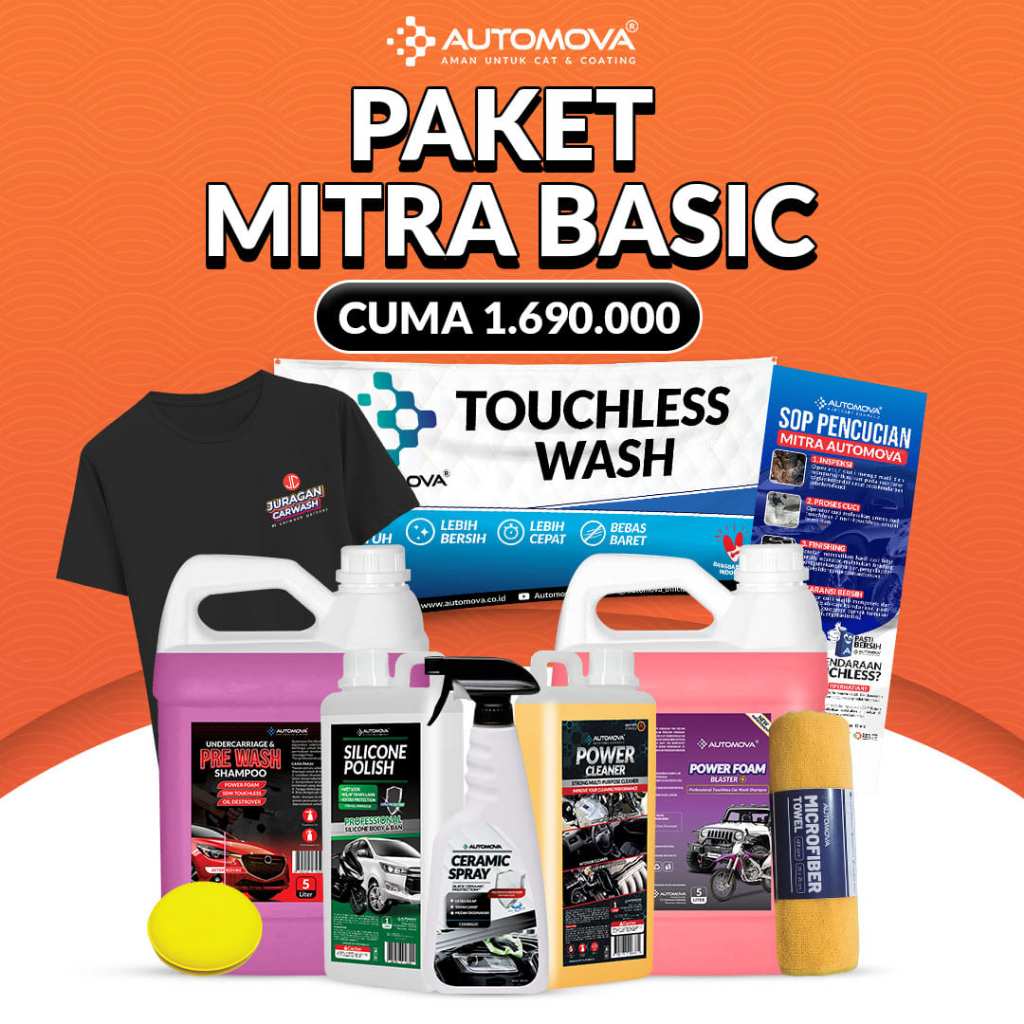 Jual PAKET USAHA CUCI TOUCHLESS MOTOR MOBIL MINIM GOSOK WASH MITRA ...
