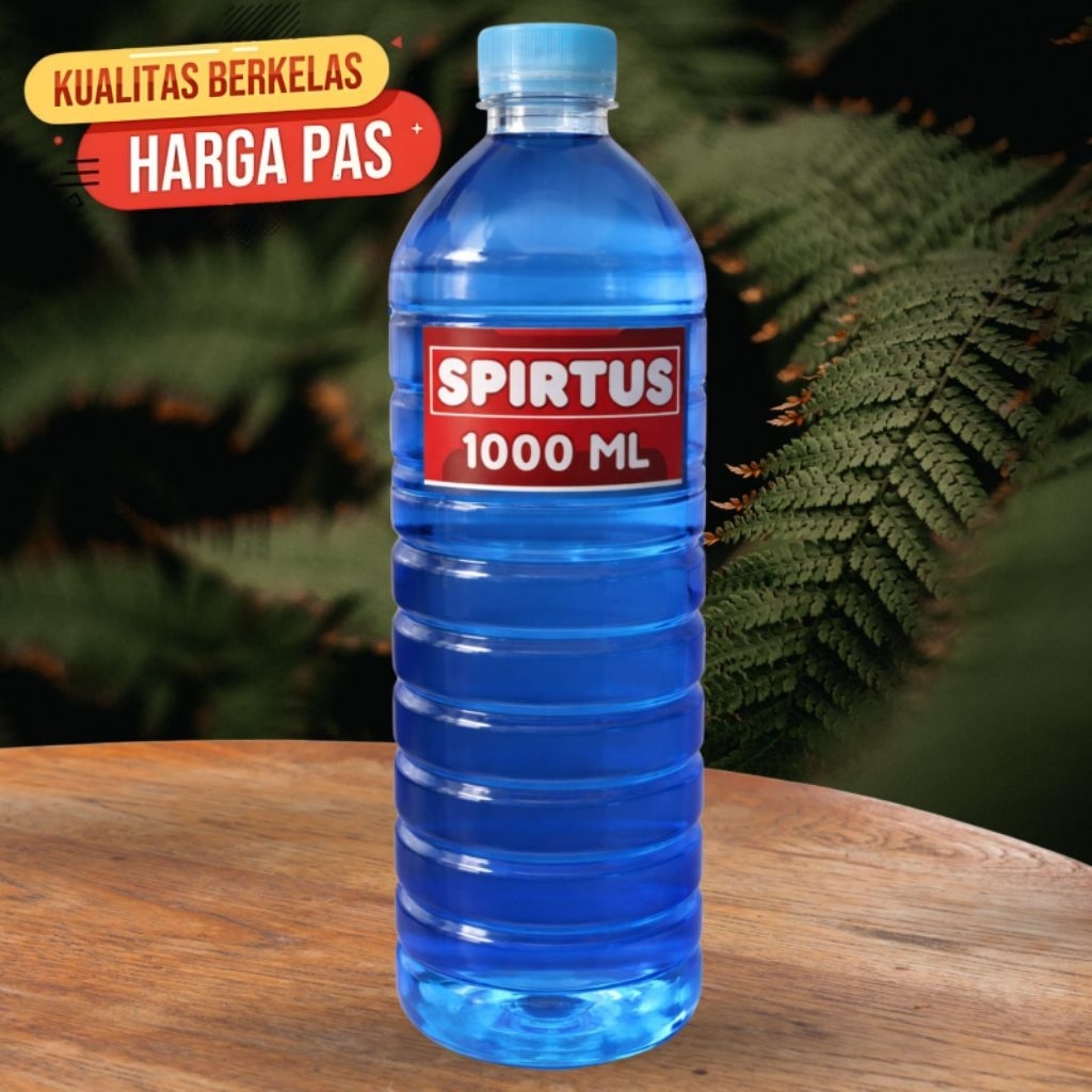 Jual Spirtus Biru 1 Liter - Spirtus Botol Cair Warna Biru 1 Liter untuk ...