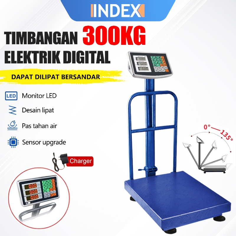 Jual INDEX Timbangan Platform Digital Electrik Kapasitas 300KG 150KG ...