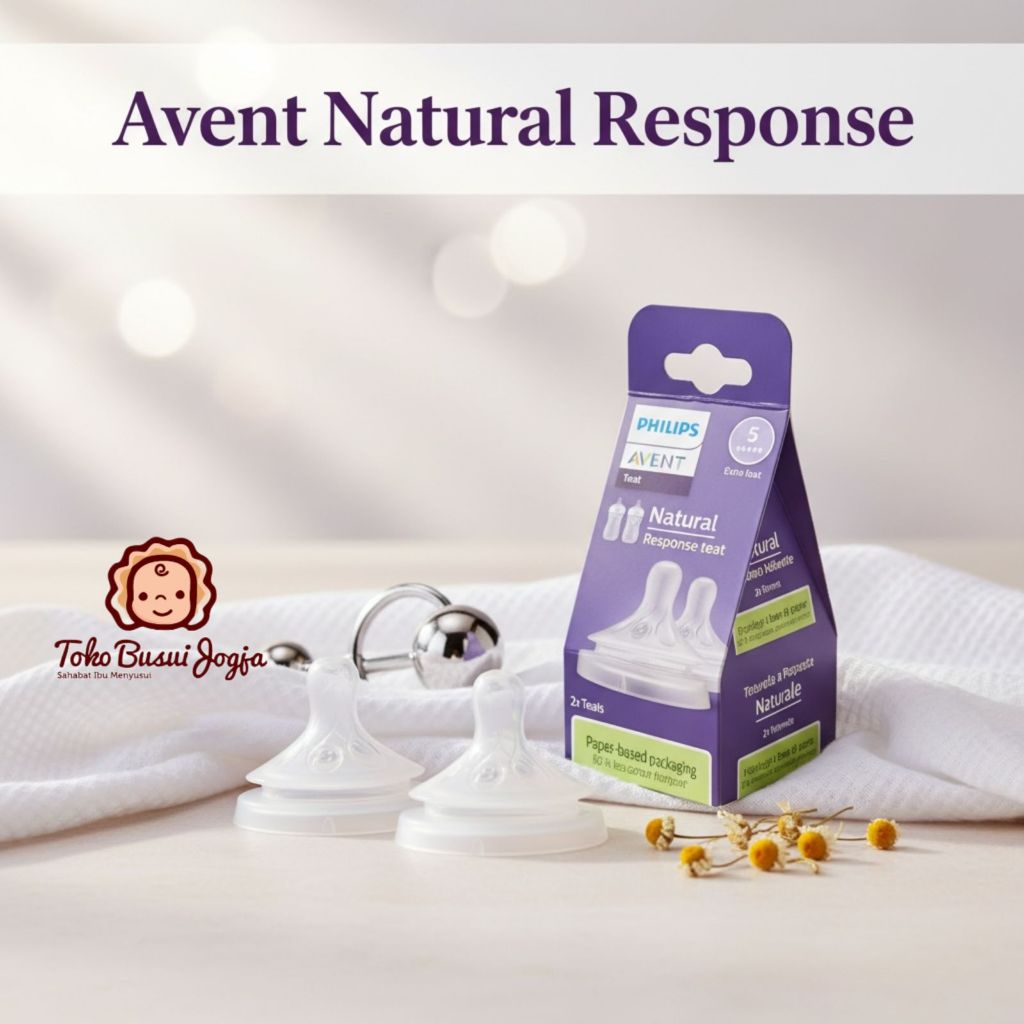 Jual Nipple Avent Natural Philip Philips Dot Karet Silicone Botol Susu ...