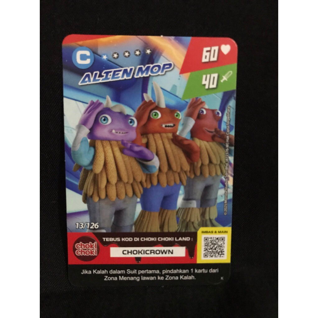 Jual Kartu Boboiboy ALIEN MOB 13/126 Kartu Boboiboy Choki-Choki ...