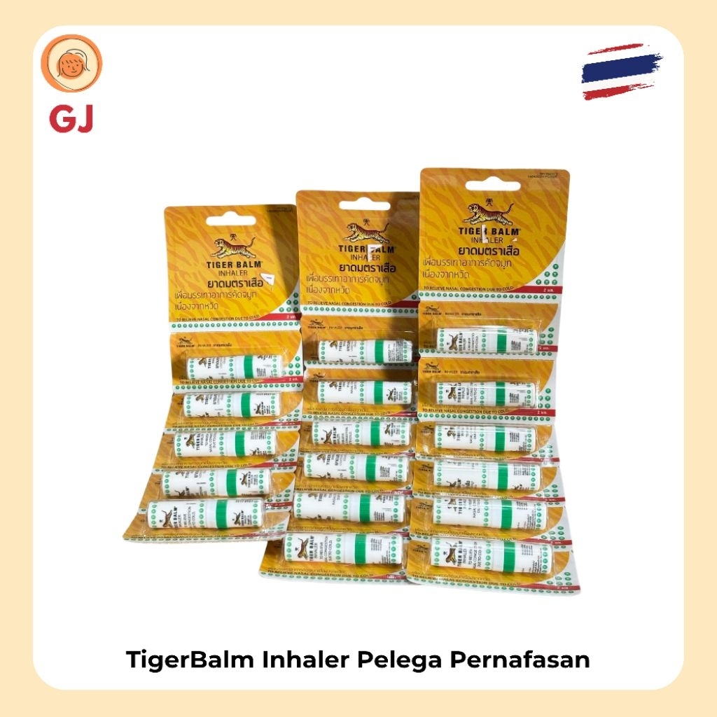 Jual Tiger Balm Inhaler Thailand Original Pelega Hidung Tersumbat Isi ...