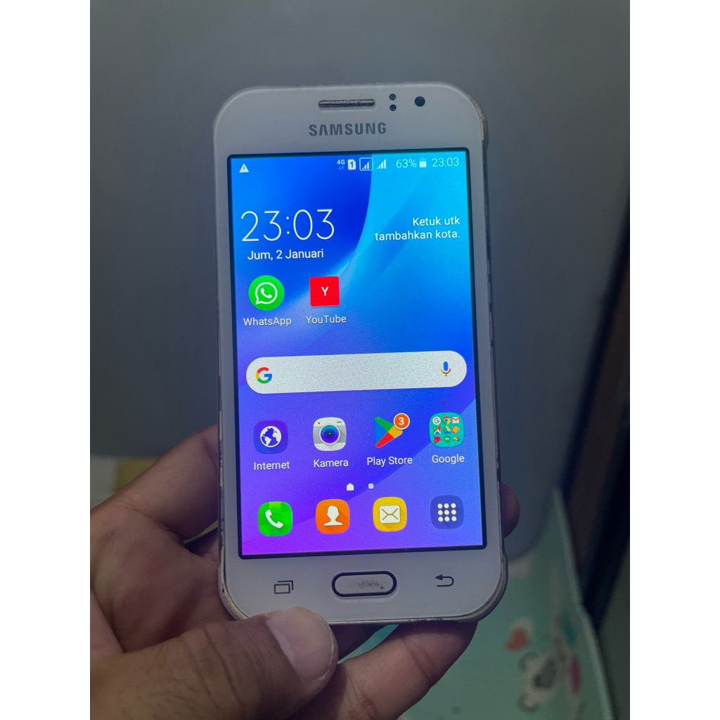 Jual Samsung J1 ace, 4G. J111F/DS, WeA masih bisa. Gotube, Baca MINUS ...