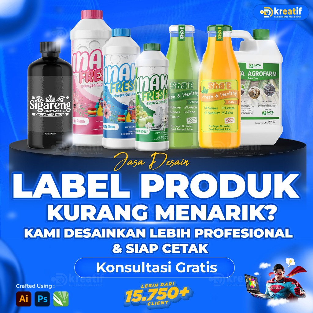 Jual Jasa Desain Label Produk UMKM – Custom & File Siap Cetak | Shopee ...