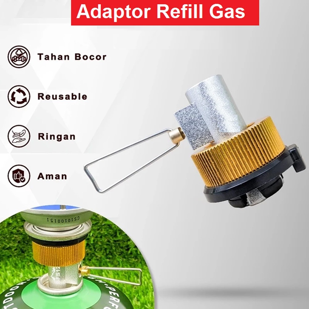 Jual Adaptor Refill Gas Canister Conector Gas Portable Adaptor ...