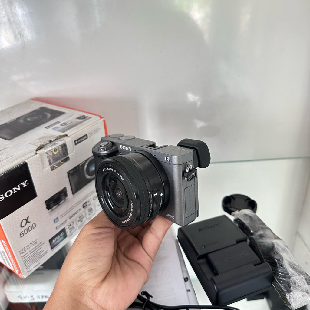 Jual SONY A6000 KIT 16-50mm OSS DARK GRAY (SC 9K) FULLSET ORIGINAL ...