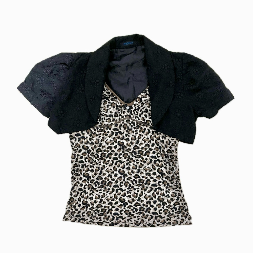 Jual Leopard collection outfits grunge gyaru gothic punk macan y2k ...