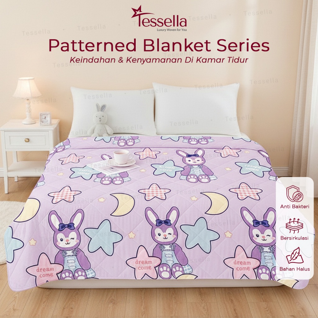 Jual Tessella - Bedcover Only Motif Karakter dan Bunga Tersedia 3 ...