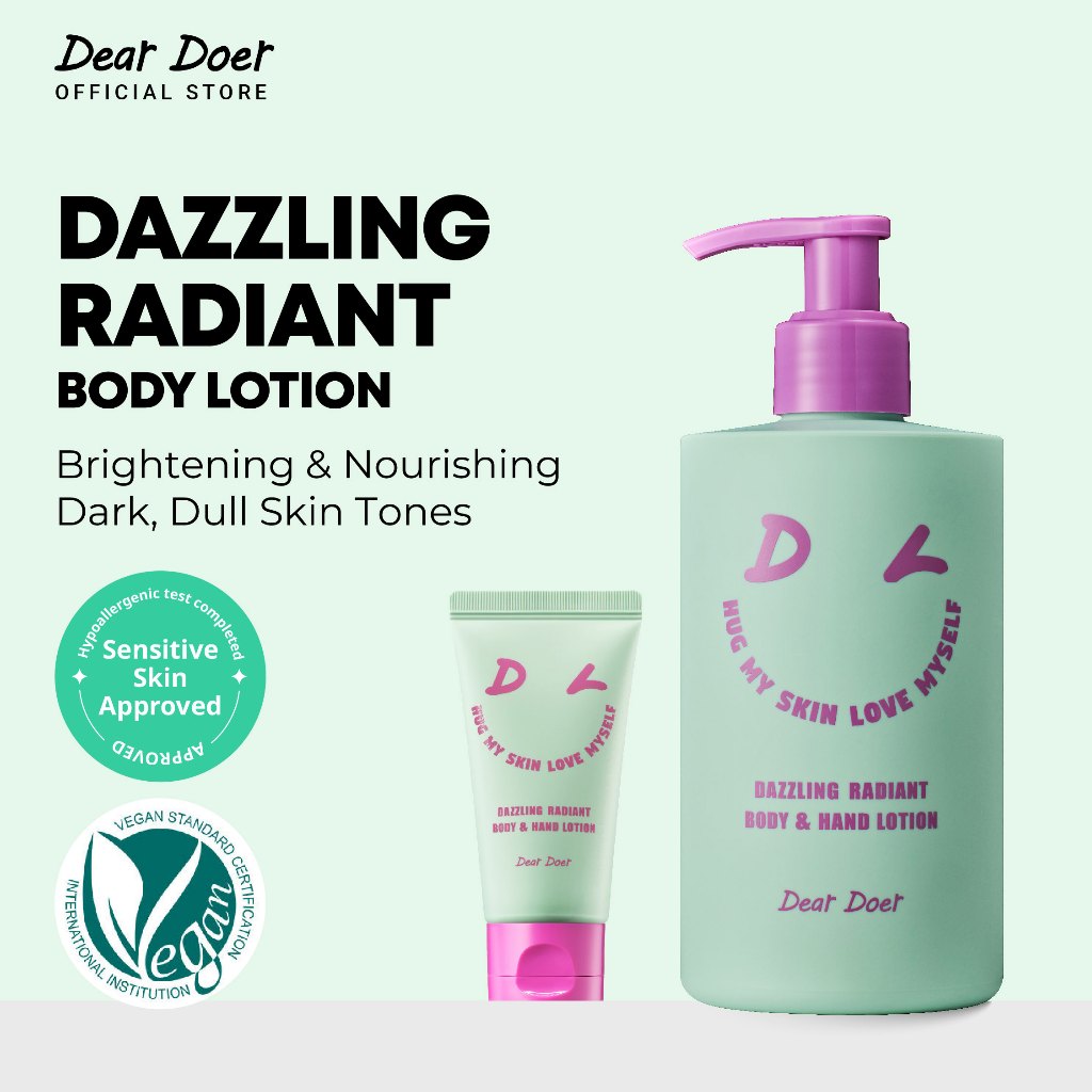 Jual DEAR DOER Dazzling Radiant Body & Hand Lotion - Brightening ...