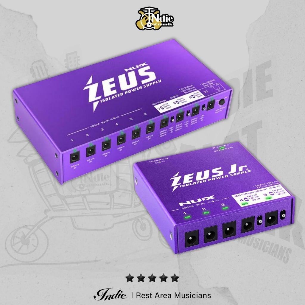 Jual NUX Isolated Power Supply ZEUS ZEUS JR NIP Z10 Z6 Gitar & Bass ...