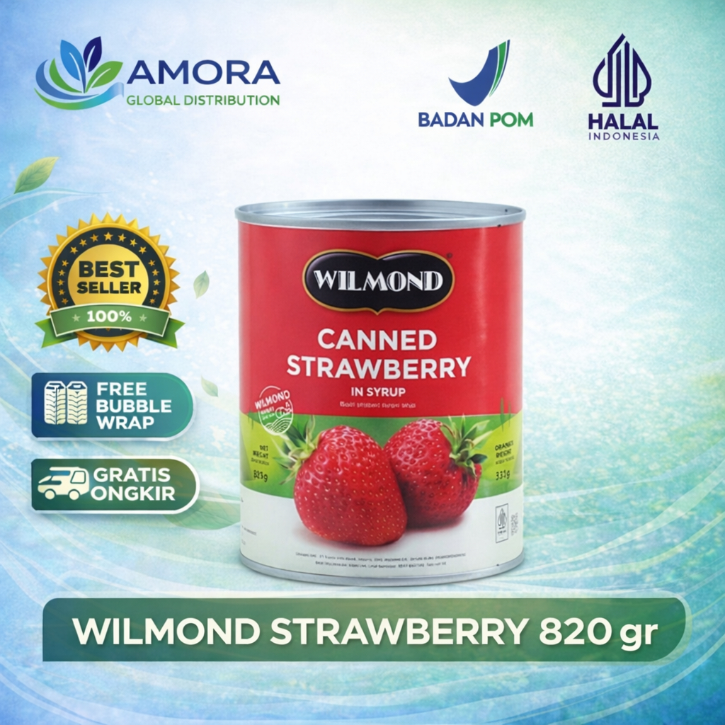 Jual WILMOND Can Strawberry in Syrup 825g - Buah Storberi Dalam Sirup ...
