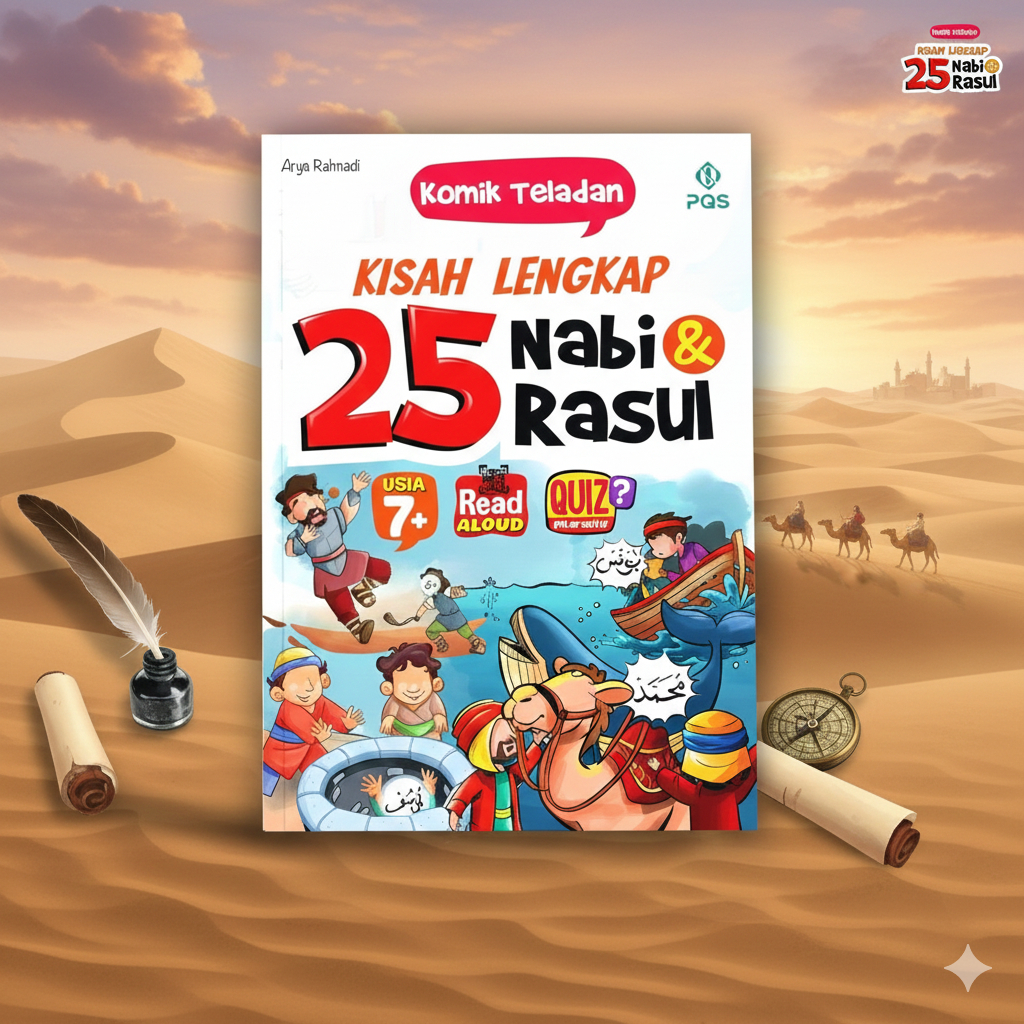 Jual Komik Anak Islami Kisah Lengkap 25 Nabi & Rasul PQS Buku Cerita ...