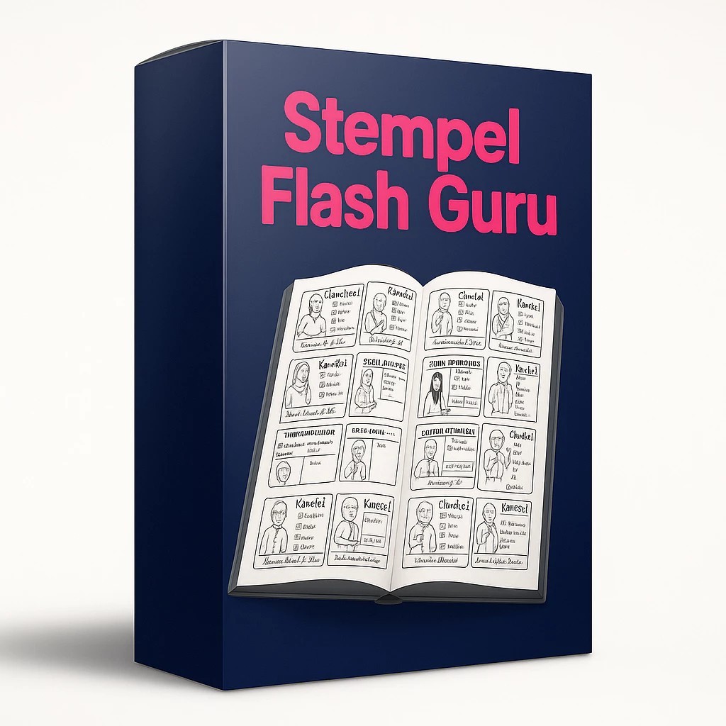 Jual 20 Stempel Flash Guru - Template Bisa Edit Siap Cetak Format CDR ...