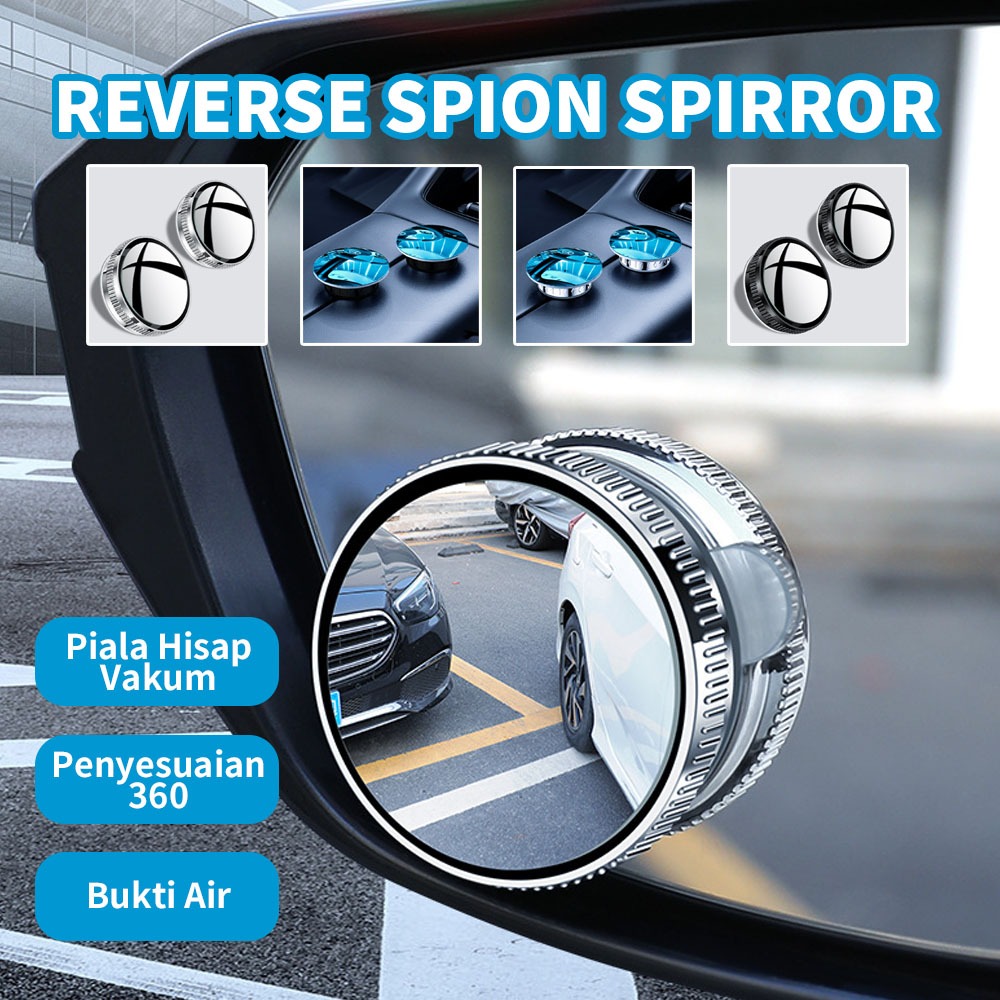 Jual Spion Mobil Reverse Mirror Kaca Definisi Tinggi - Penyesuaian 360 ...