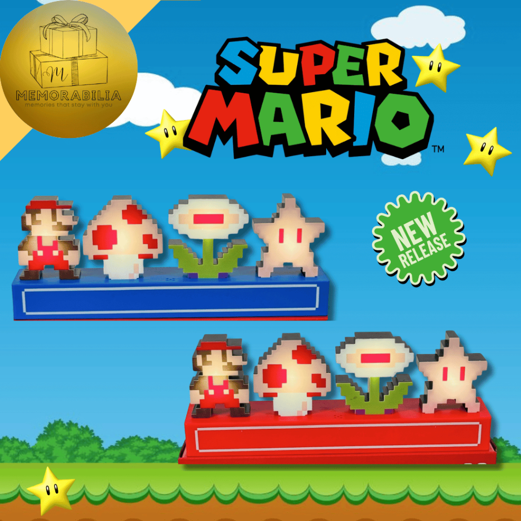 Jual Lampu LED Super Mario Bros Running Light Icon Pixel Art Retro ...