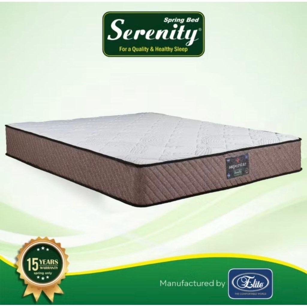 Jual elite serenity superstar 90 100 120 140 160 180 200 kasur spring ...
