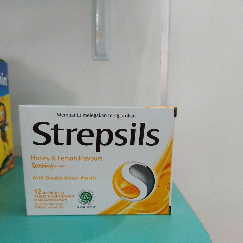 Jual STREPSIL HONEY & LEMON FLAVOURS | PERMEN PELEGA TENGGOROKAN 1 BOX ...