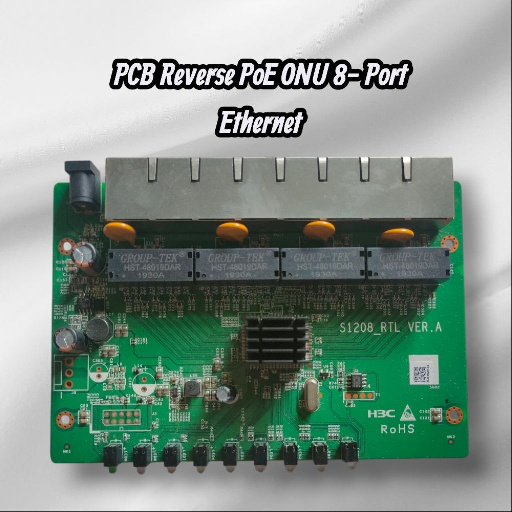 Jual PCB Reverse PoE ONU 8- Port Ethernet | Shopee Indonesia