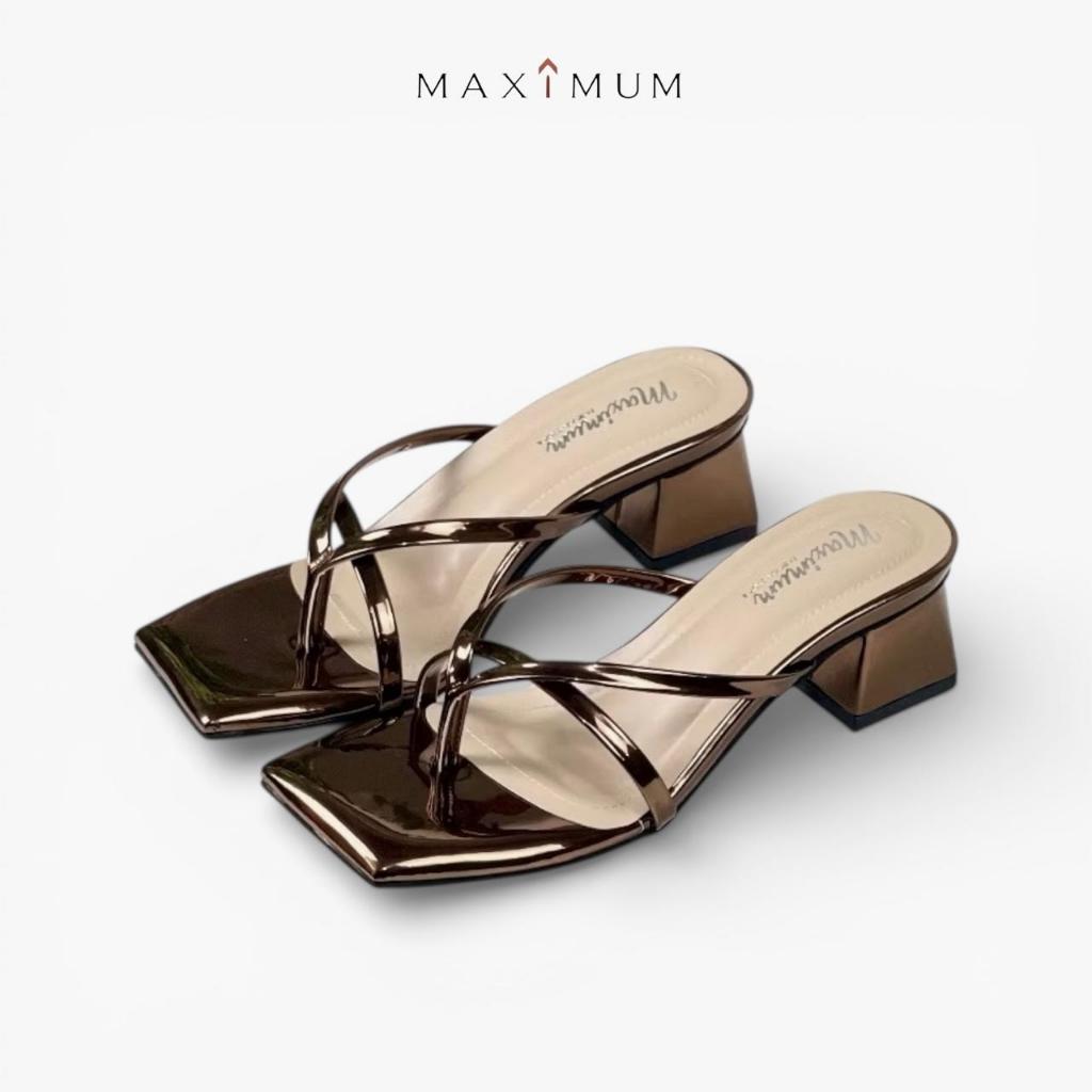 Jual Maximum Valen Chunky - Heels Wanita Sandal Hak Tahu 5cm Kondangan ...