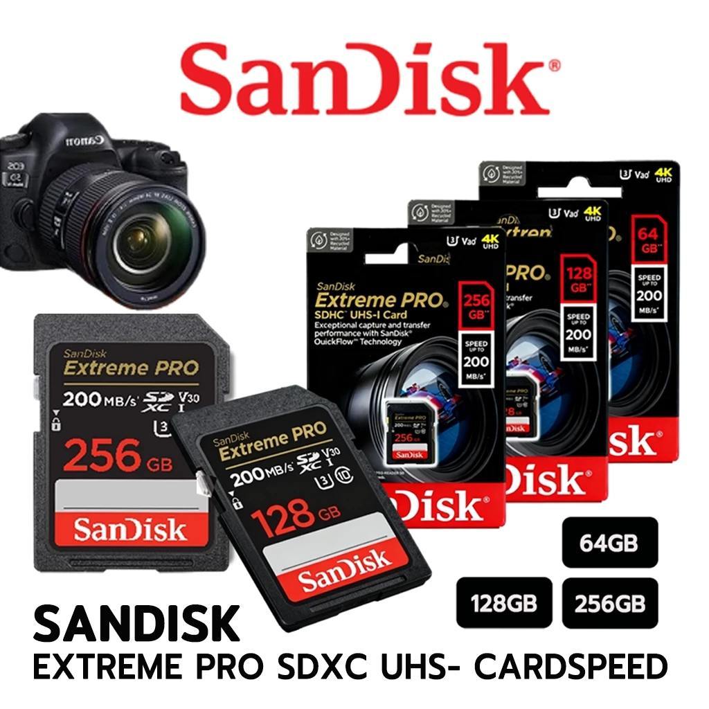 Jual SANDISK SDcard Extreme PRO 32GB/64GB/128GB (200MB/s) UHS-I U3 C10 ...