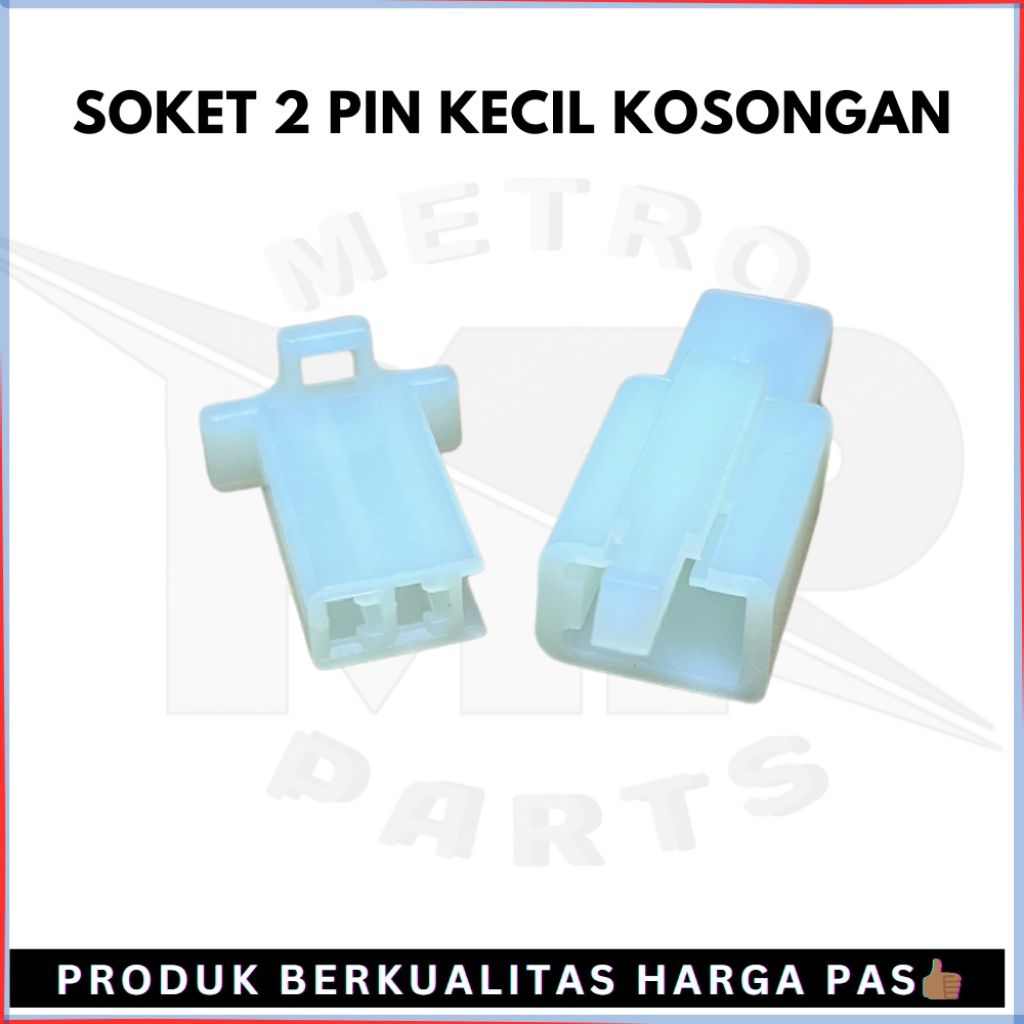 Jual SOKET 2 PIN KECIL MINI (SOCKET ONLY) / SOCKET 2 PIN KECIL / SOCKET ...