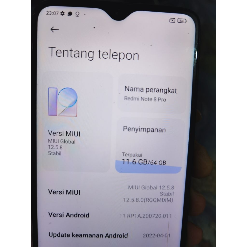 Jual mesin redmi note 8 pro normal tanpa pola pin | Shopee Indonesia