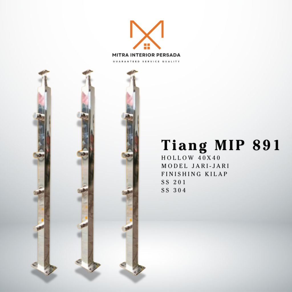 Jual Tiang railing tangga stainless MIP 891 Kilap / Tiang railing ...