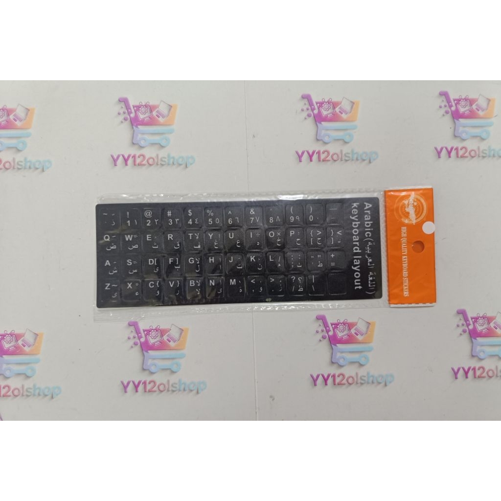 Jual STIKER KEYBOARD / TEMPELAN HURUF KEYBOARD LAYOUT / ARABIC STYLE ...