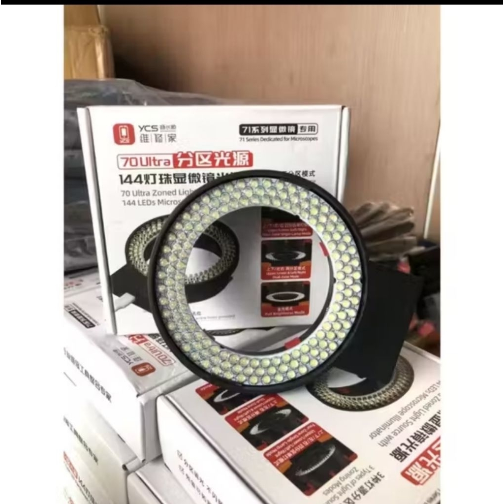Jual LAMPU RING MICROSCOPE YCS 70 ULTRA ZONED LIGHT - 144 | Shopee ...