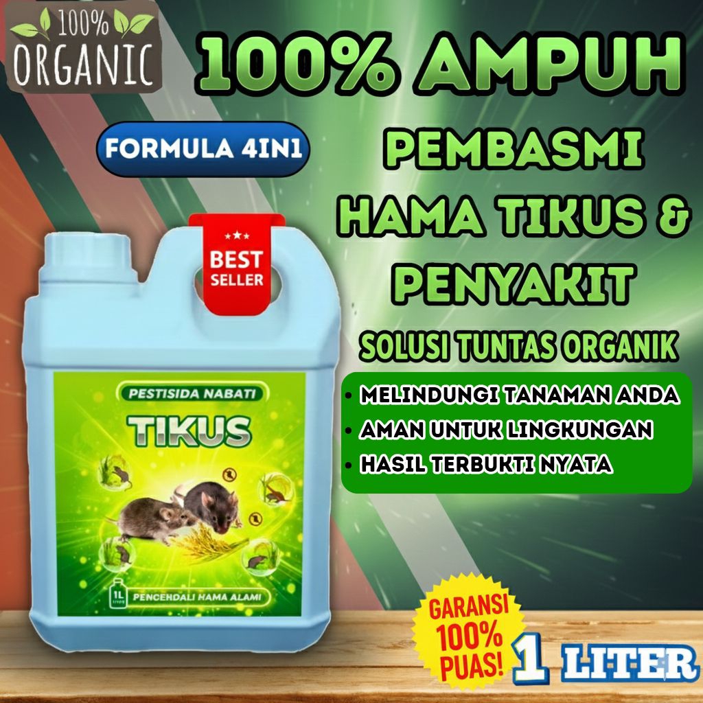 Jual Pestisida Nabati Pengusir Tikus Sawah, Aman Tanaman, Efektif ...