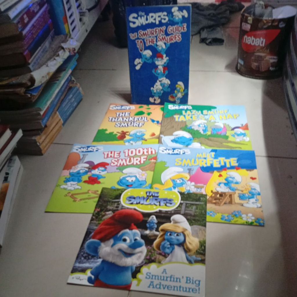Jual Buku Cerita anak Bahasa Inggris the SMURFS | Shopee Indonesia