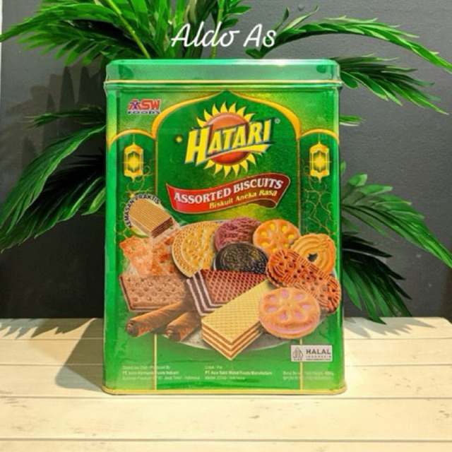 Jual Hatari Assorted Biscuits - Biskuit Aneka Rasa Kaleng Segi Empat ...