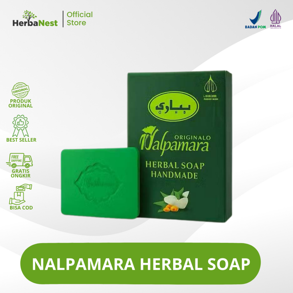 Jual Sabun NALPAMARA ORIGINAL HALAL BPOM Sabun Arab Herbal Soap ...