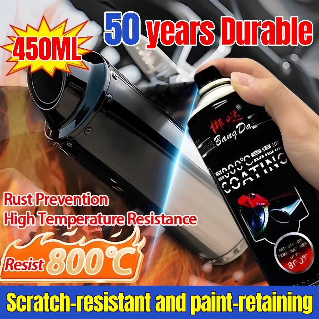 Jual Cat knalpot mesin motor pilox anti karat dan panas semprot hitam ...