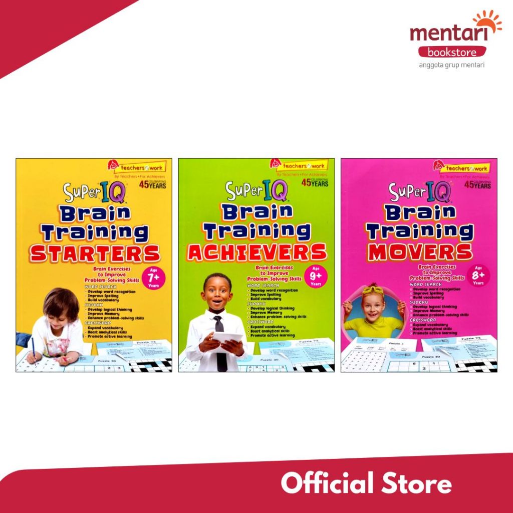 Jual Mentari Bookstore - SAP Super IQ Brain Training | Shopee Indonesia