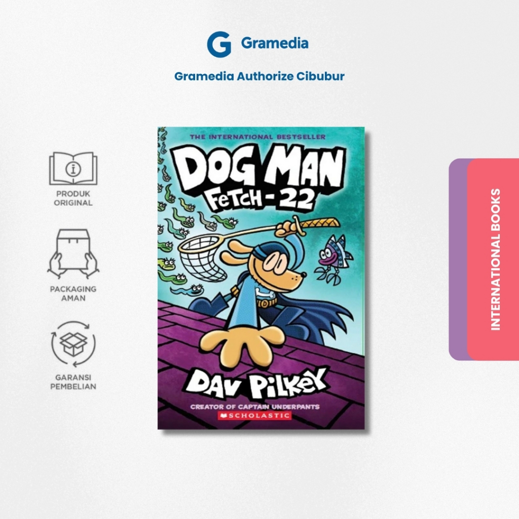 Jual Gramedia Cibubur - Dog Man #8: Fetch-22 (Soft Cover) - (Dav Pilkey ...