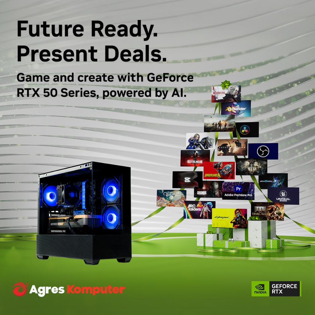 Jual [NVIDIA Ai] AGRES CRYOLITE PC I7 14700F RTX 5070 12GB/ 32GB 1TB ...