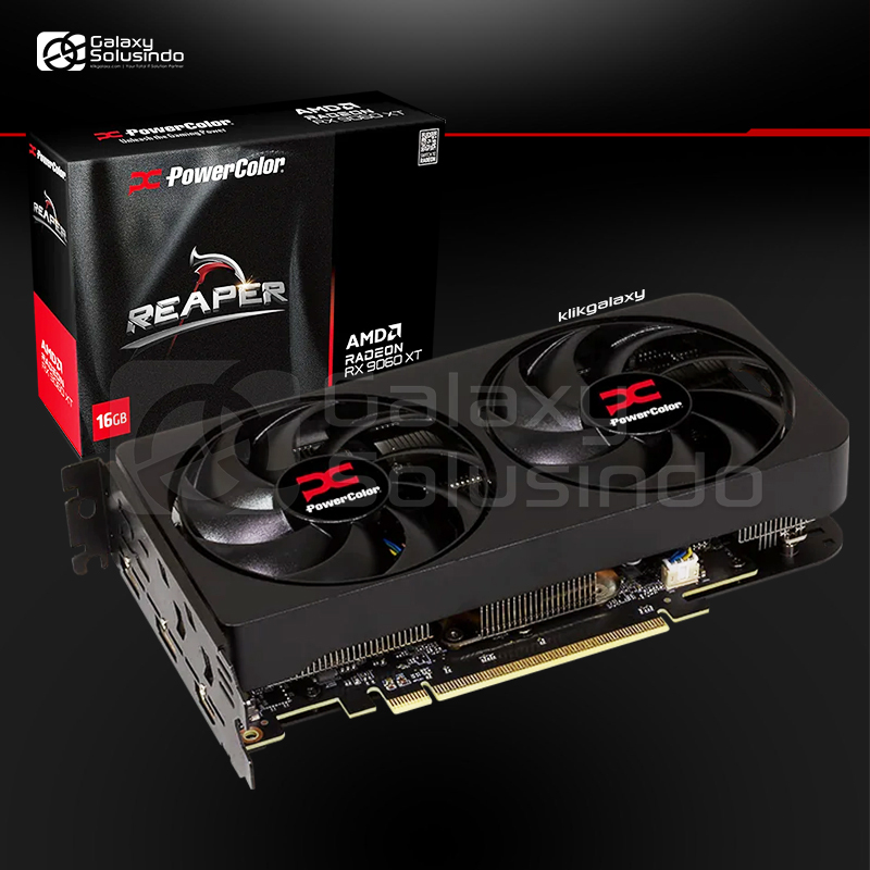 Jual PowerColor Radeon RX 9060 XT Reaper 16GB GDDR6 RDNA 4 - VGA ...