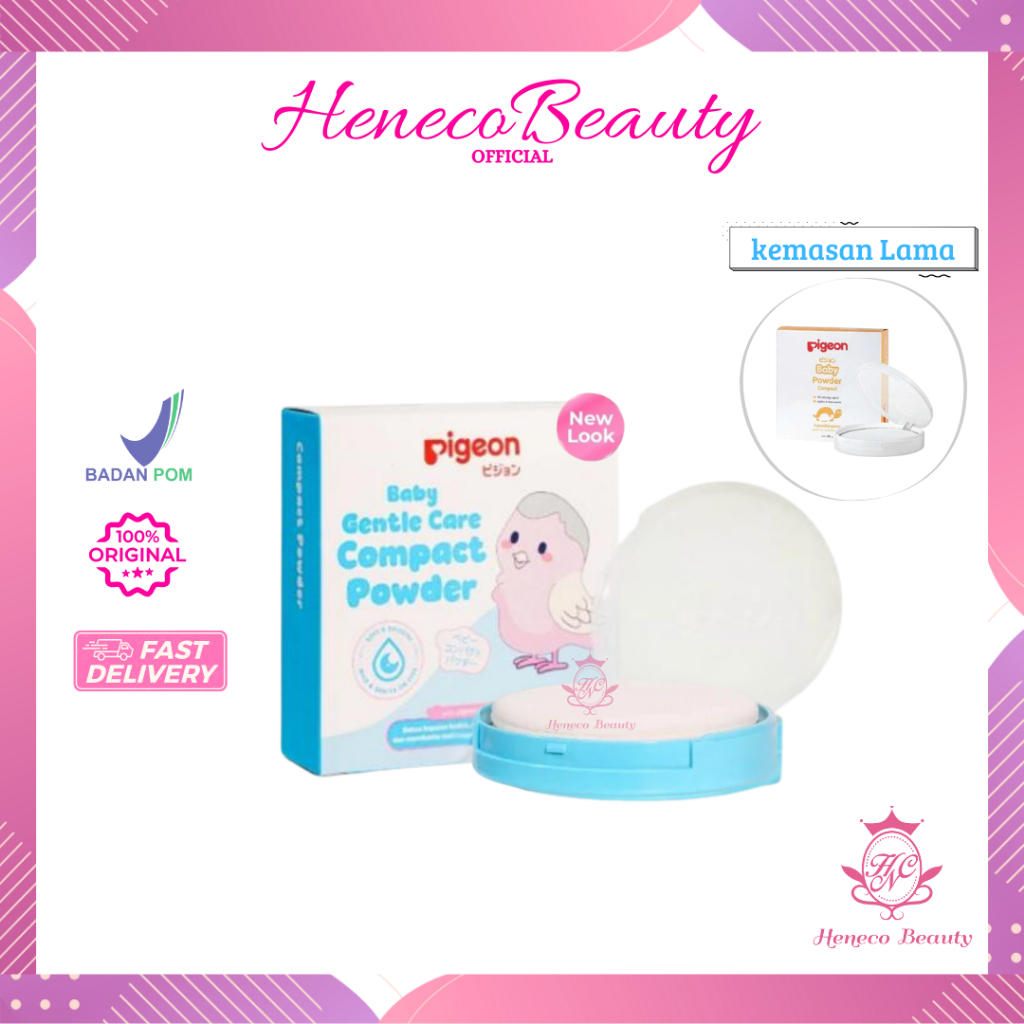 Jual PIGEON BABY Compact Powder Gentle Care Exist FULL / REFILL - Bedak ...